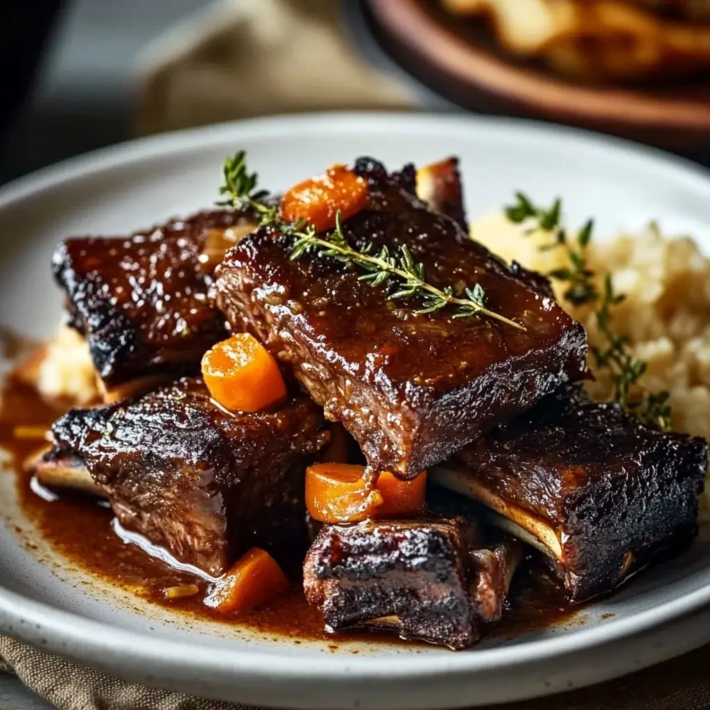 Easy Crockpot Beef Short Ribs Recipe (Fall-Off-the-Bone Tender) - Ritzy ...