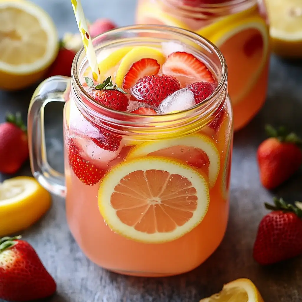Strawberry Lemonade Punch Recipe – Easy, Fizzy, and Perfect for Parties ...
