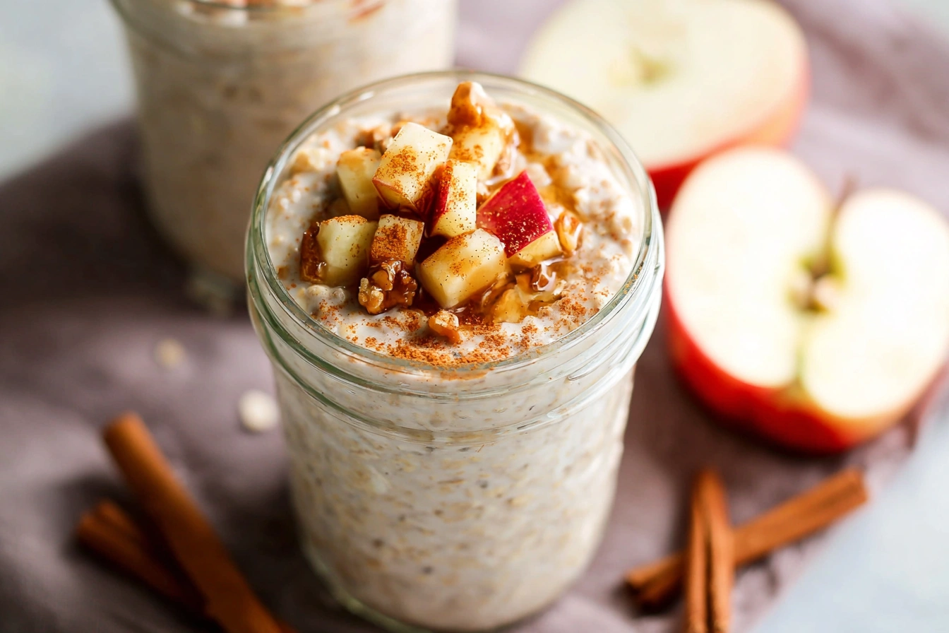 Apple Cinnamon Overnight Oats: A Healthy, Easy Breakfast Recipe - Ritzy ...