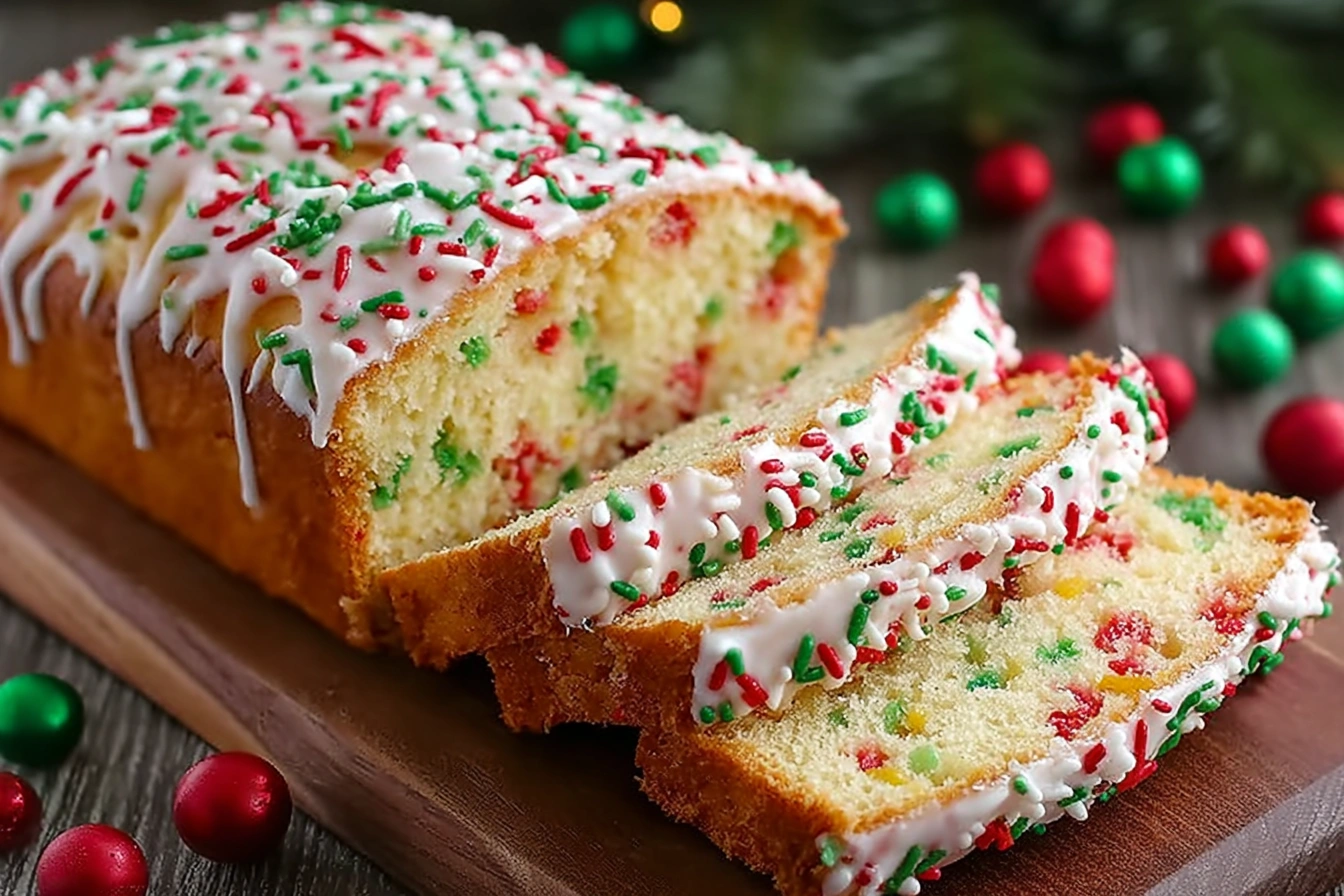 Christmas Sprinkle Buttermilk Bread – Easy, Festive, and Family ...