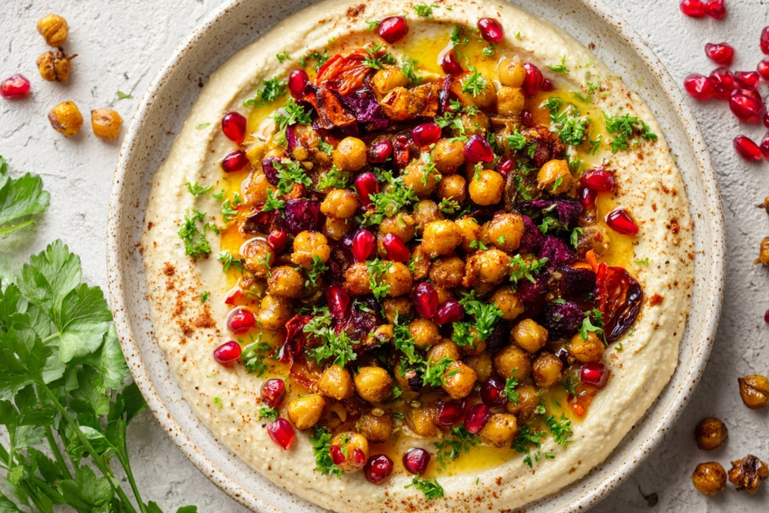 Hummus with Toppings: A Delicious and Customizable Snack for Everyone ...