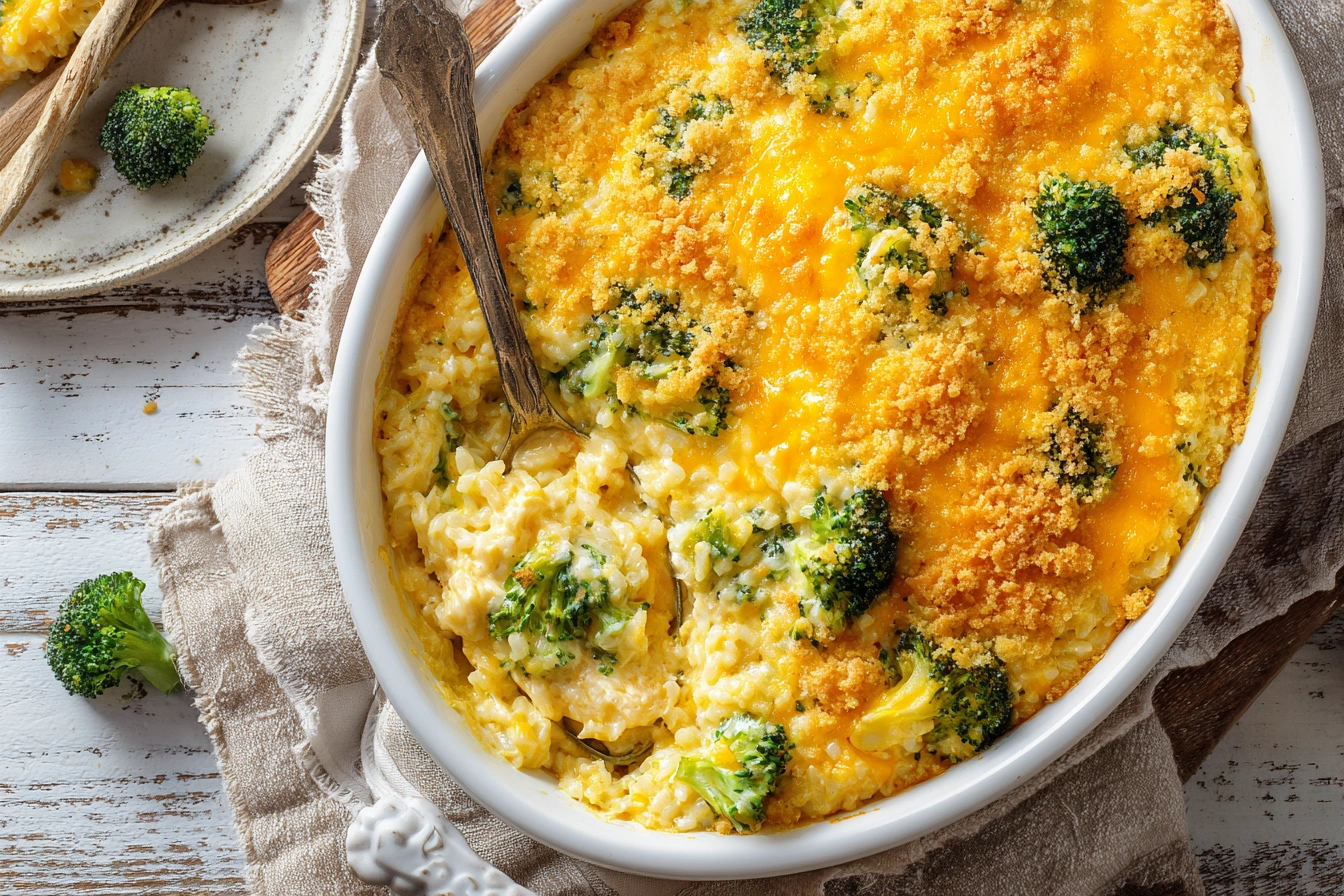 Chicken Broccoli Rice Casserole: A Hearty, Family-Friendly Meal - Ritzy ...