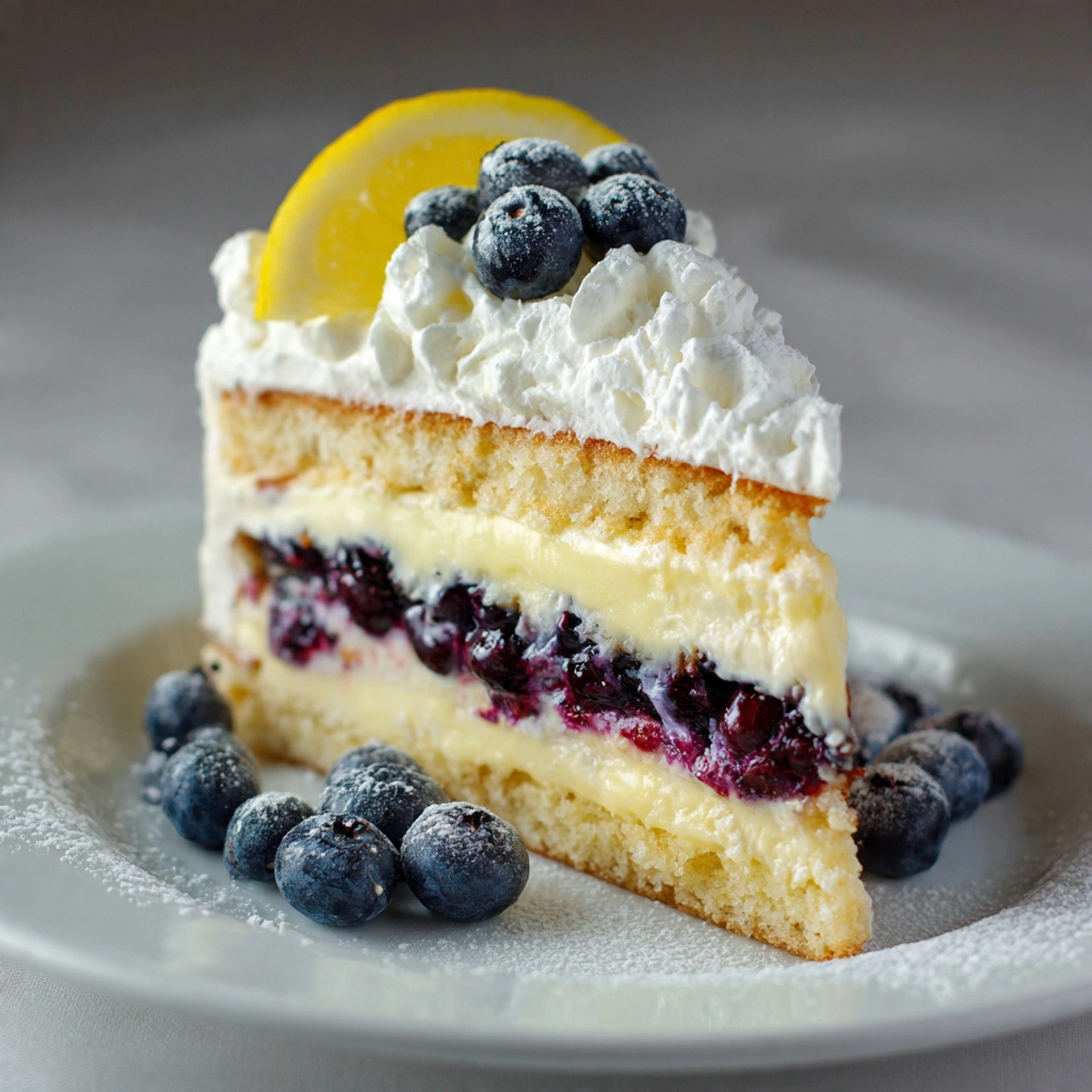 Lemon Blueberry Cake – Easy Moist Layer Cake with Fresh Blueberries ...