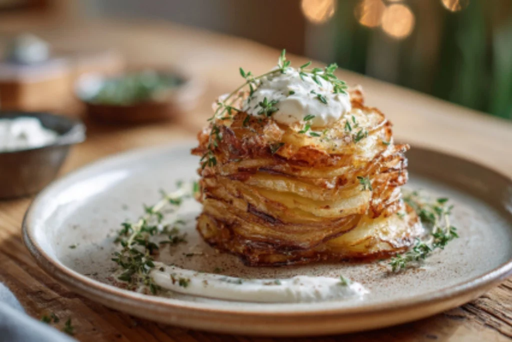 Roasted Garlic Parmesan Potato Stacks – Crispy, Creamy, and Absolutely ...