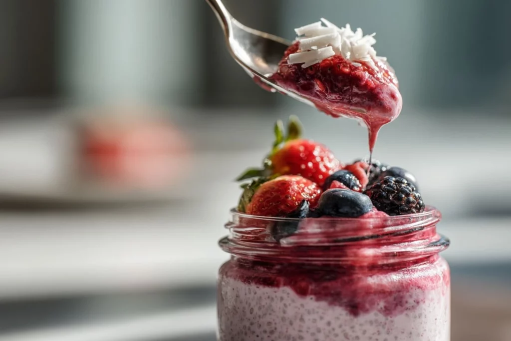 Smooth Red Berry Chia Pudding: A Delicious, Healthy Delight - Ritzy recipes