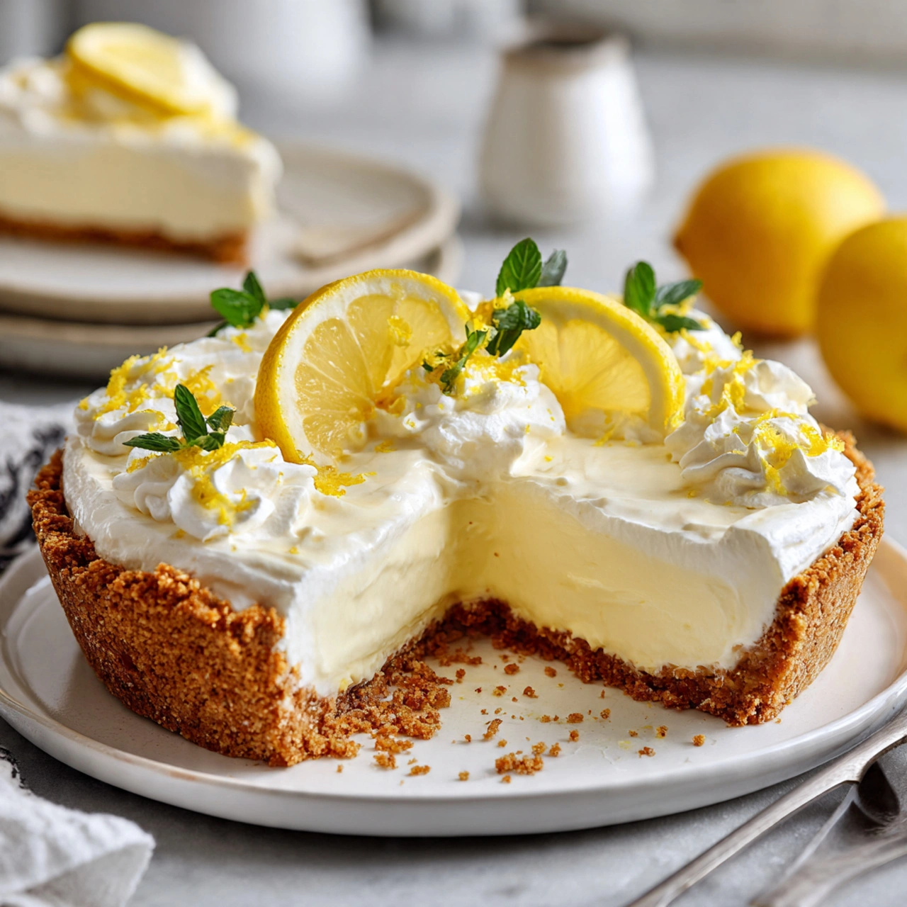 Lemon Icebox Pie Recipe – A Creamy, Refreshing No-Bake Dessert - Ritzy ...