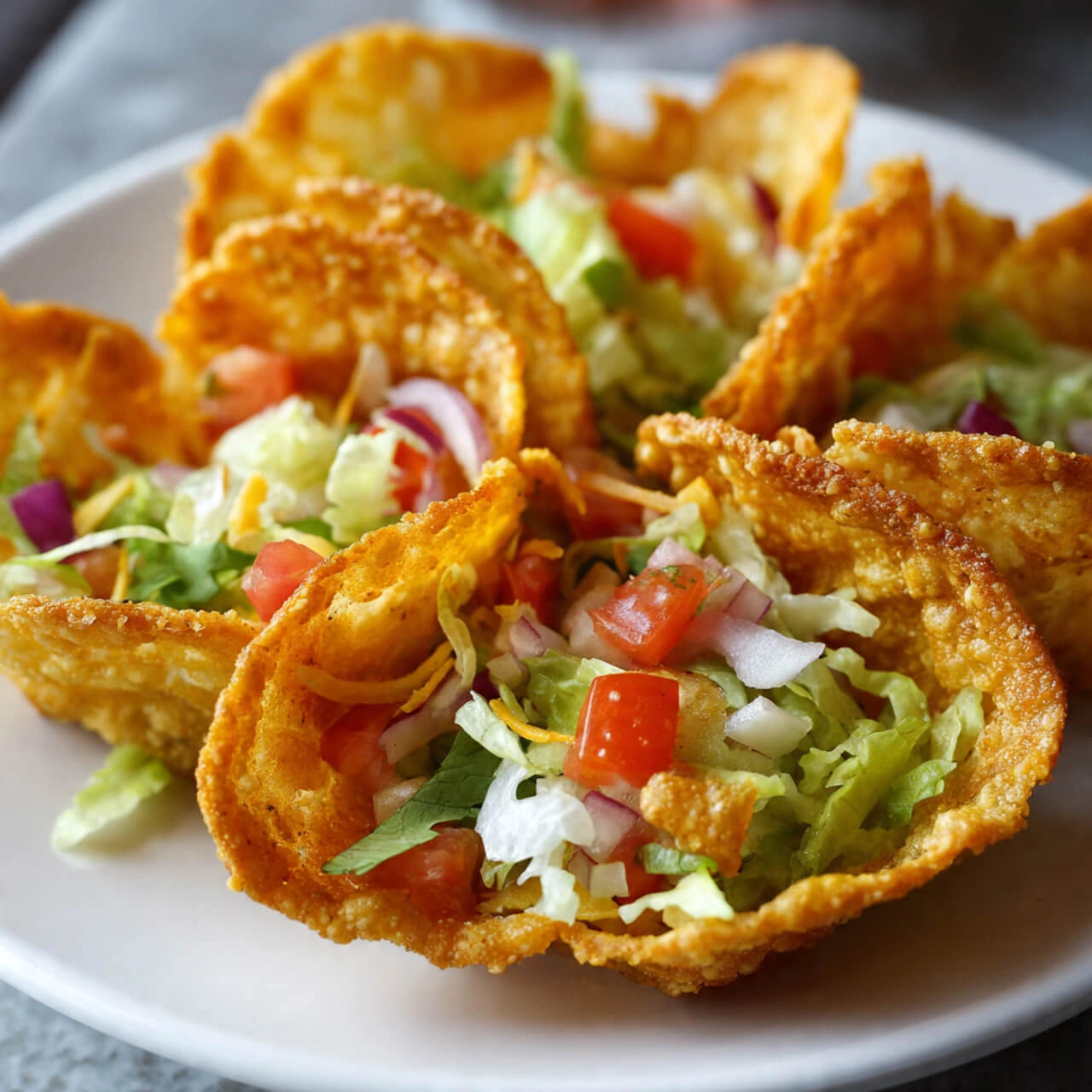 Crispy Taco Salad Shells (Easy Homemade Taco Salad Bowls) - Ritzy recipes