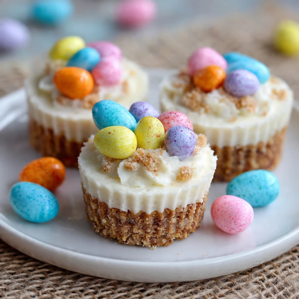 Easter No‑Bake Mini Cheesecakes (Easy, Colorful & Family‑Friendly) - Ritzy recipes