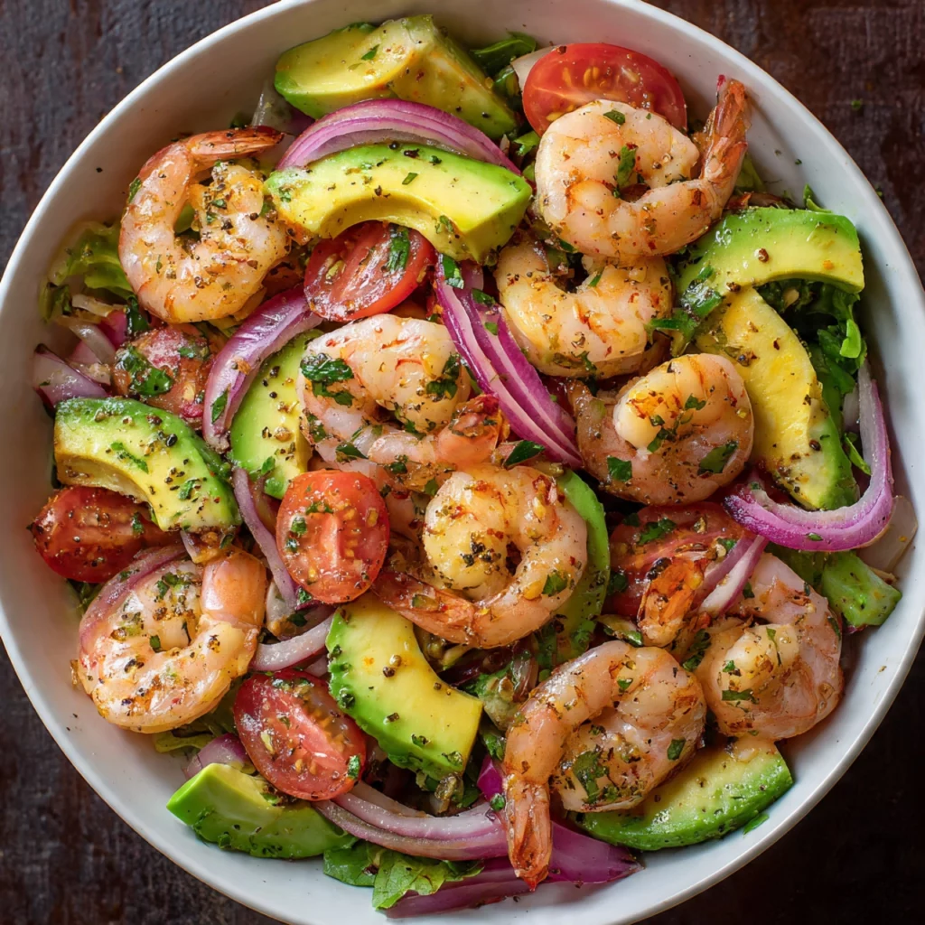 Easy & Healthy Shrimp Avocado Salad Recipe (Ready in Minutes!) - Ritzy ...